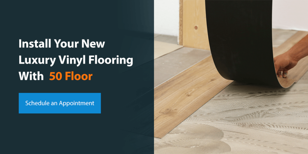 Luxury Vinyl Flooring Installation Process | 50Floor
