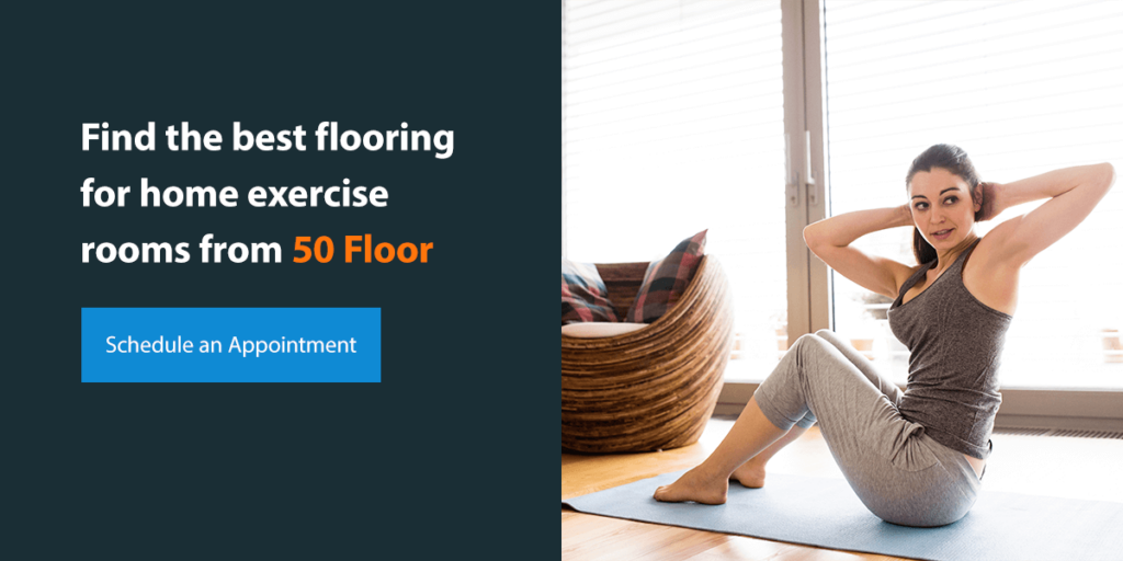 Best Flooring for Exercise Rooms in Your Home | 50Floor