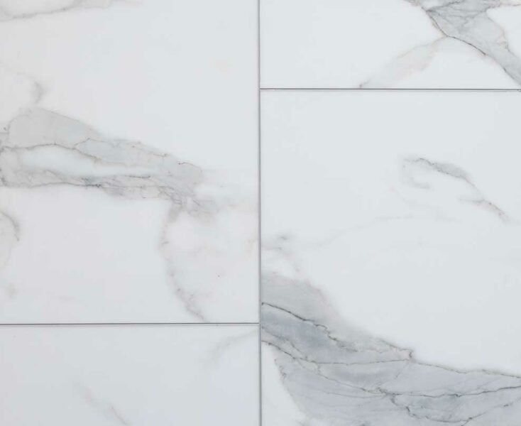 Allure : Urban Marble - Waterproof Luxury Vinyl Tile Flooring (White ...