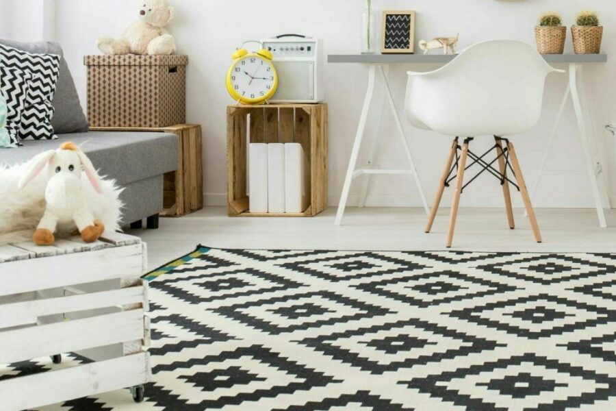 Best Geometric Carpet Patterns to Refresh Your Living Room | 50Floor